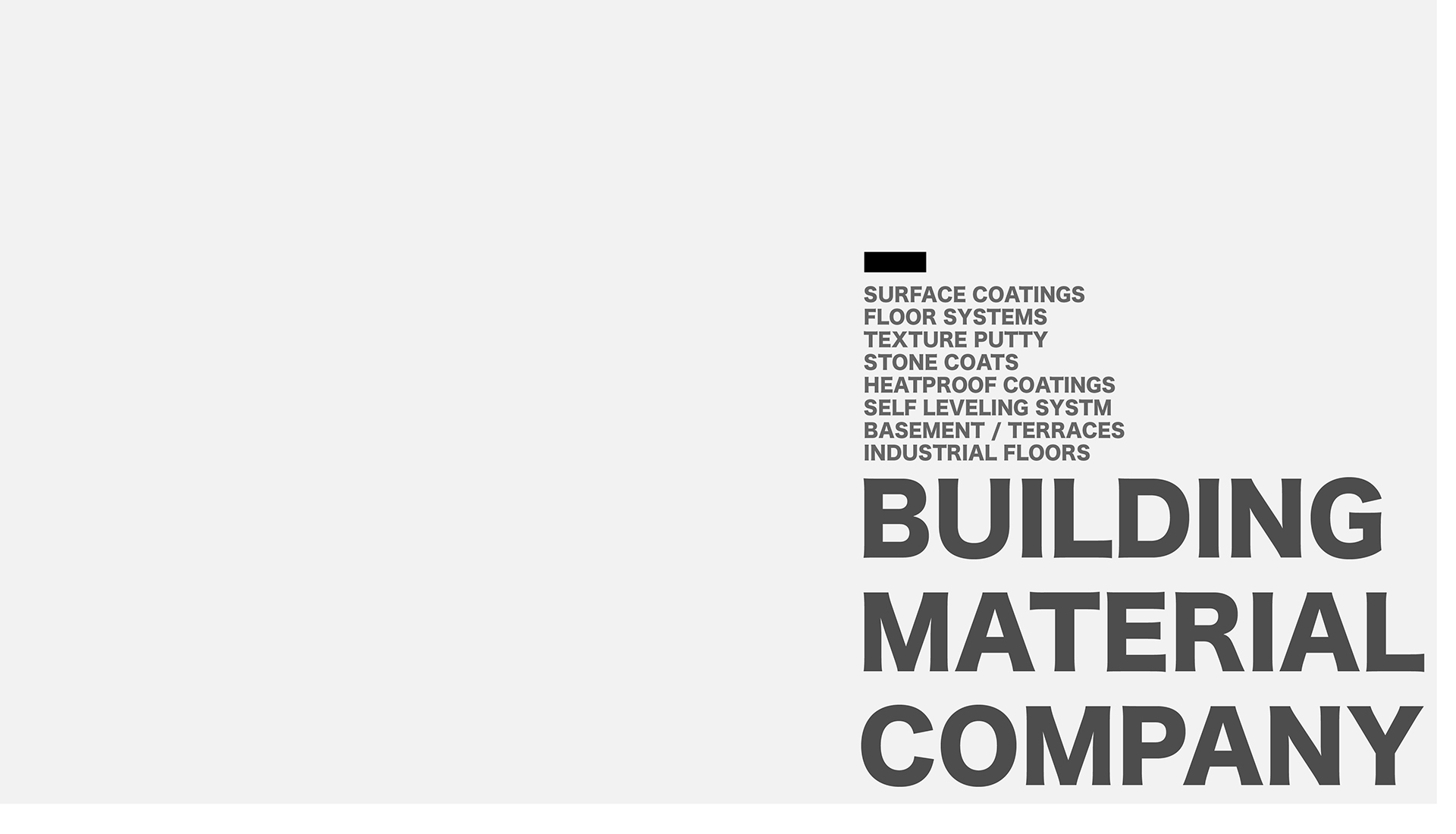 BUILDING MATERIAL COMPANY – C O N C C U B E